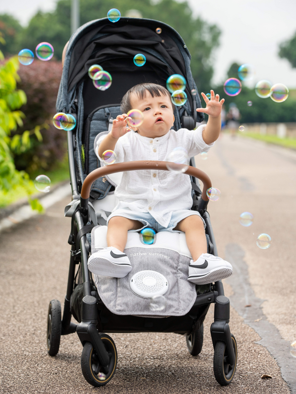 Air Mesh - Stroller Cooling Seat (Grey) - Baby Stroller Seat Liner wit ...